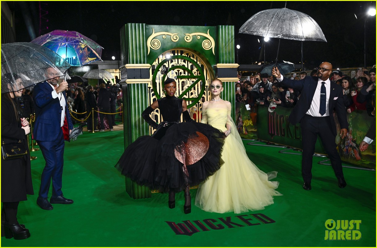Ariana Grande & Cynthia Erivo Go High Fashion for 'Wicked' London ...