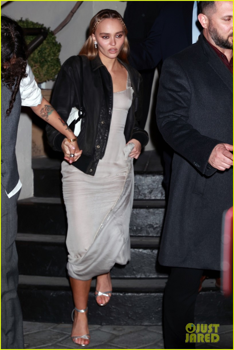 Lily-Rose Depp Holds Hands with Girlfriend 070 Shake Leaving 'Nosferatu ...