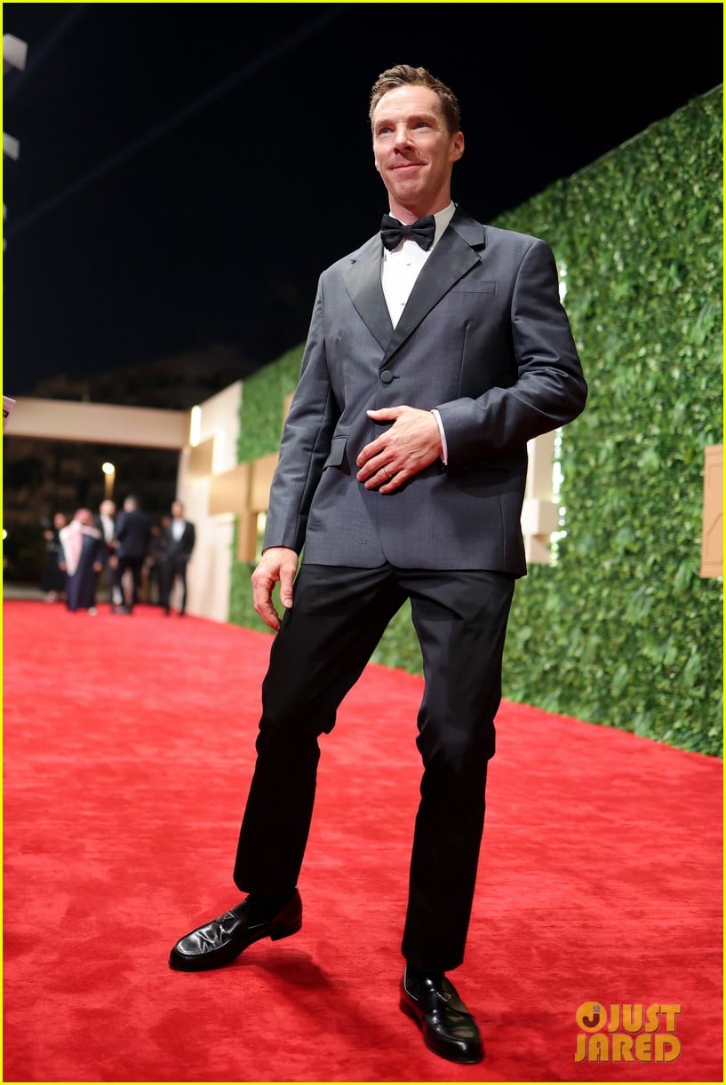 Andrew Garfield Attends 'We Live In Time' Screening With Producer Benedict Cumberbatch & Jeremy ...