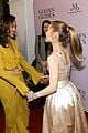 Watch Ariana Grande & Zoe Saldana Meet at Golden Globes Events After ...
