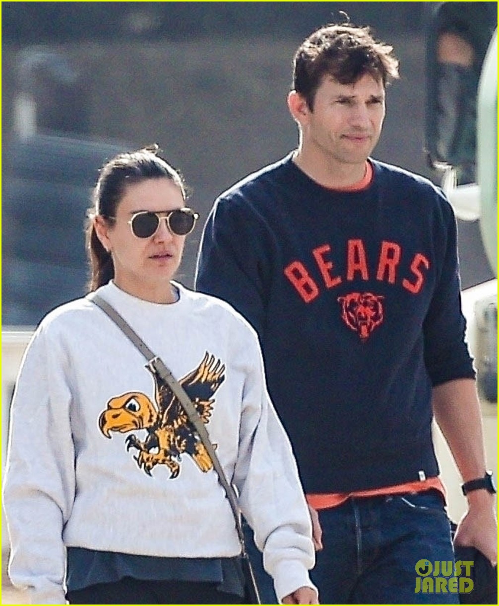 Mila Kunis & Ashton Kutcher Meet Up with Friend for Hike in L.A.: Photo ...