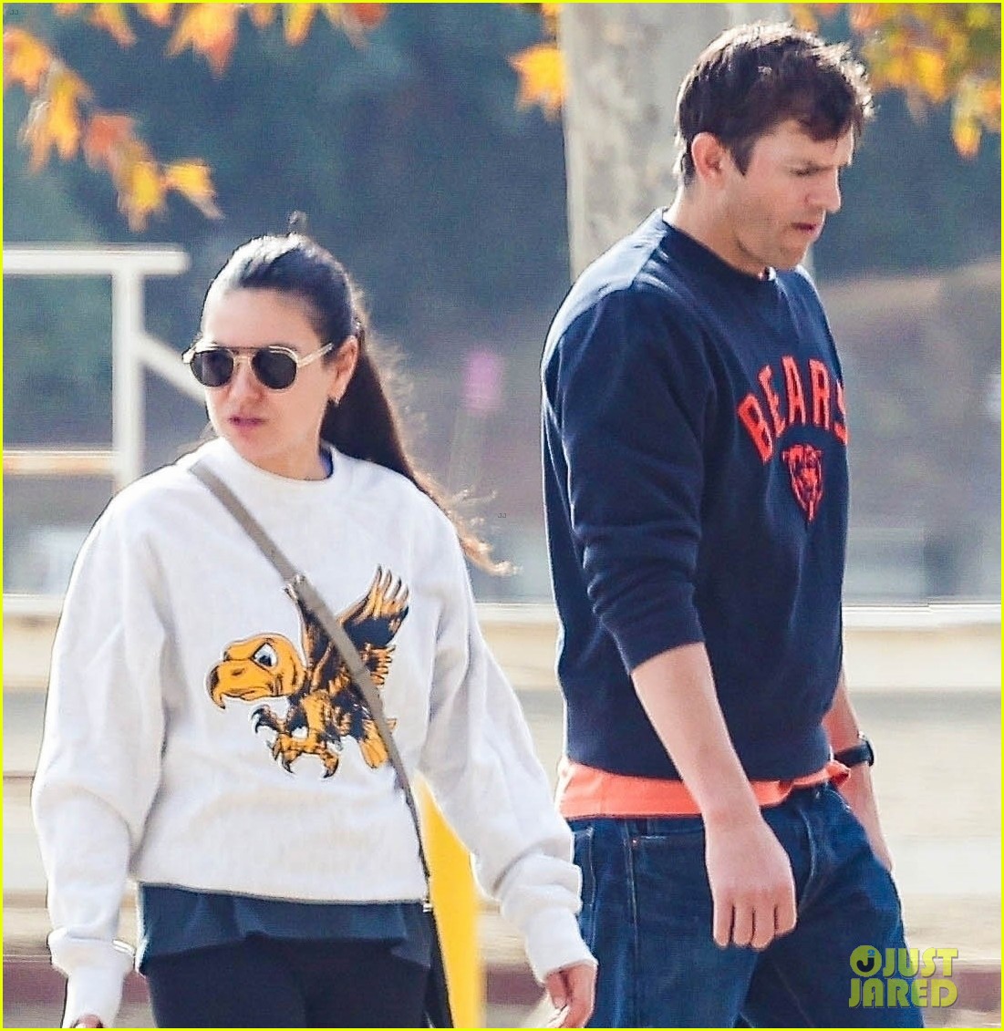 Mila Kunis & Ashton Kutcher Meet Up with Friend for Hike in L.A.: Photo ...