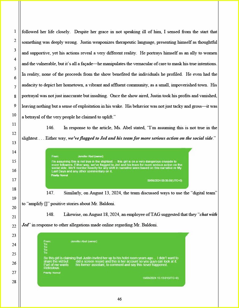 Read Blake Lively's Full 80-Page Lawsuit Against Justin Baldoni - Legal ...