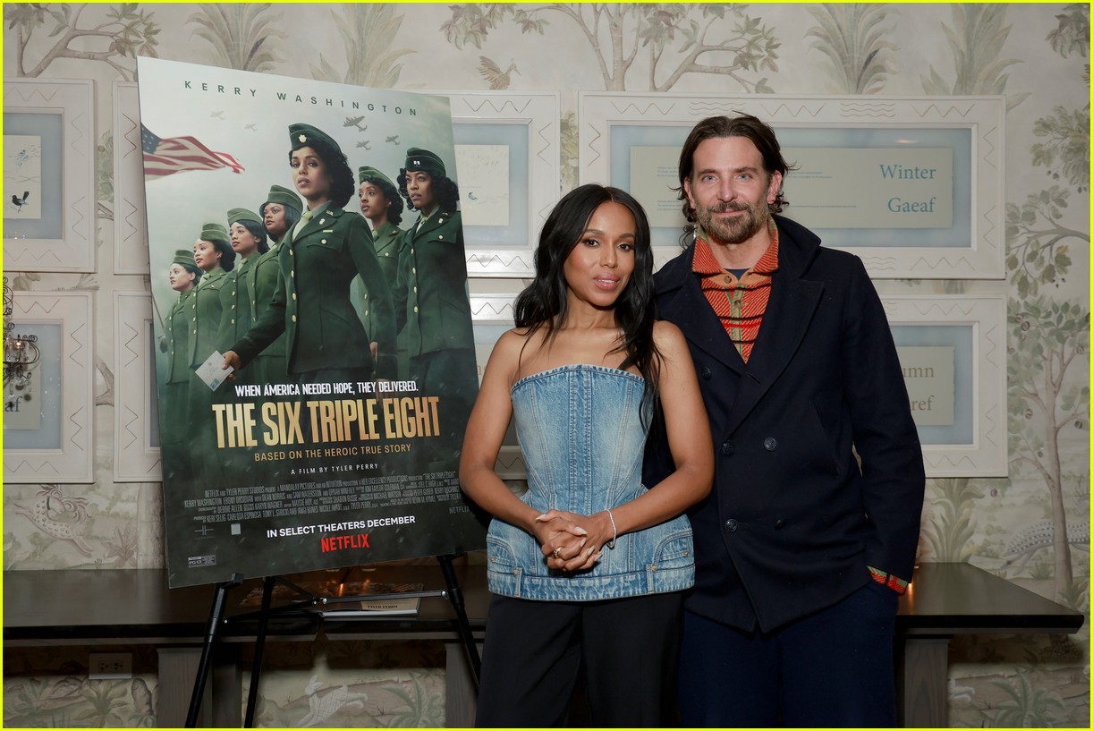 Bradley Cooper Supports Friend Kerry Washington By Hosting 'Six Triple ...