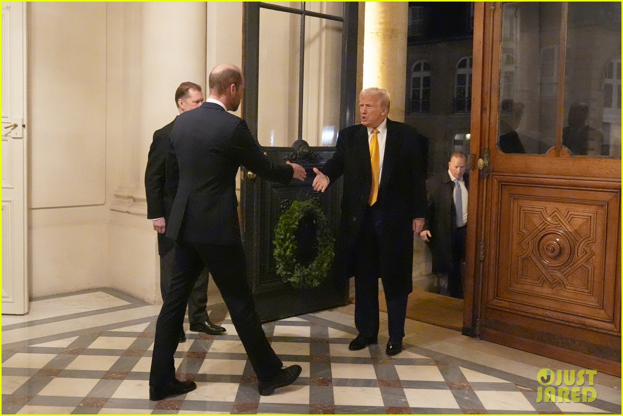 Donald Trump Meets With Prince William in Paris - Details of Their ...