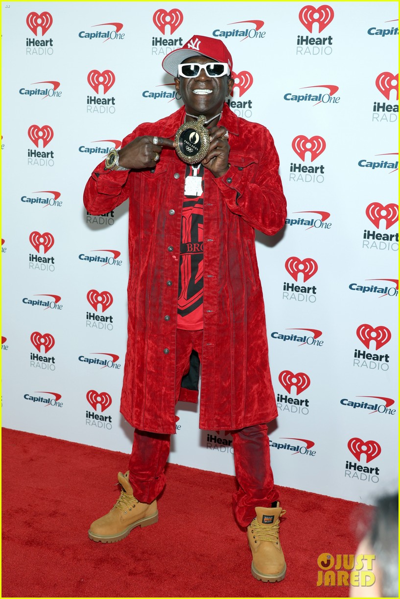 Flavor Flav Tears Up While Receiving Custom Clock from Water Polo Team ...