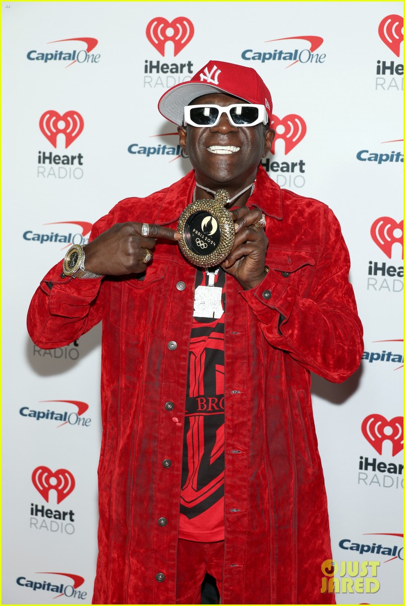 Flavor Flav Tears Up While Receiving Custom Clock from Water Polo Team ...