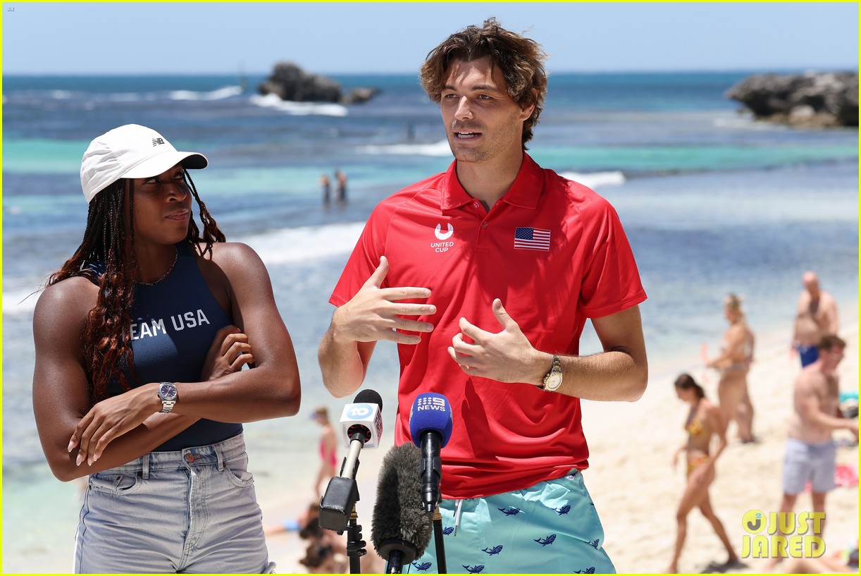 Coco Gauff & Taylor Fritz Hit the Beach in Perth Ahead of United Cup ...