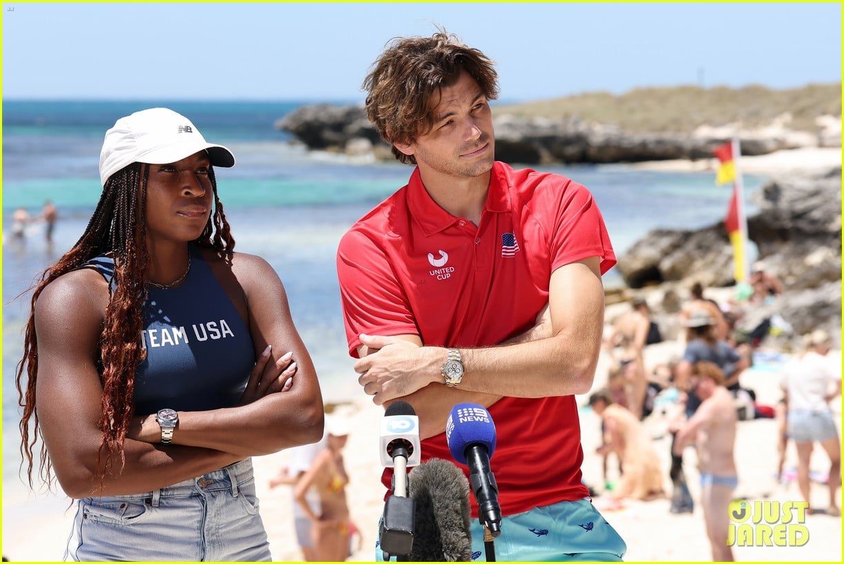 Coco Gauff & Taylor Fritz Hit the Beach in Perth Ahead of United Cup ...