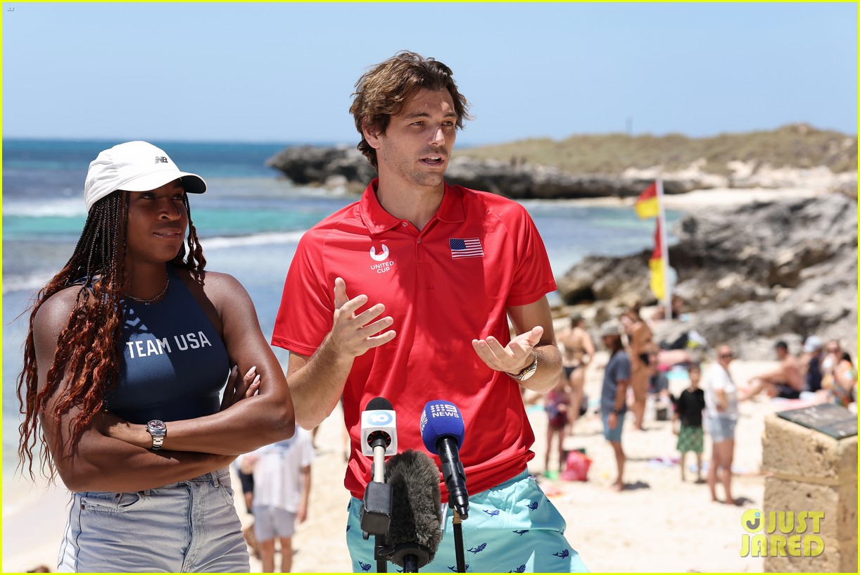 Coco Gauff & Taylor Fritz Hit the Beach in Perth Ahead of United Cup ...