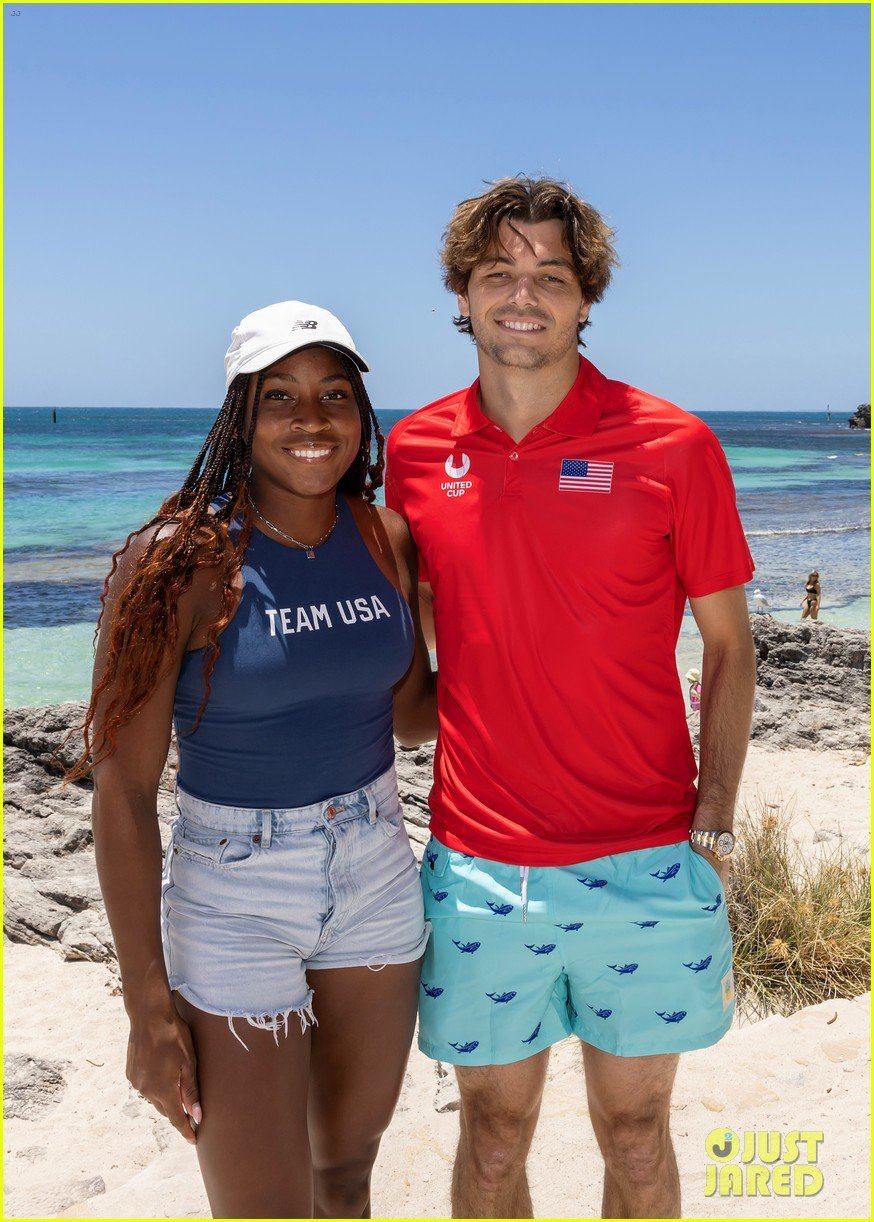 Coco Gauff & Taylor Fritz Hit the Beach in Perth Ahead of United Cup ...
