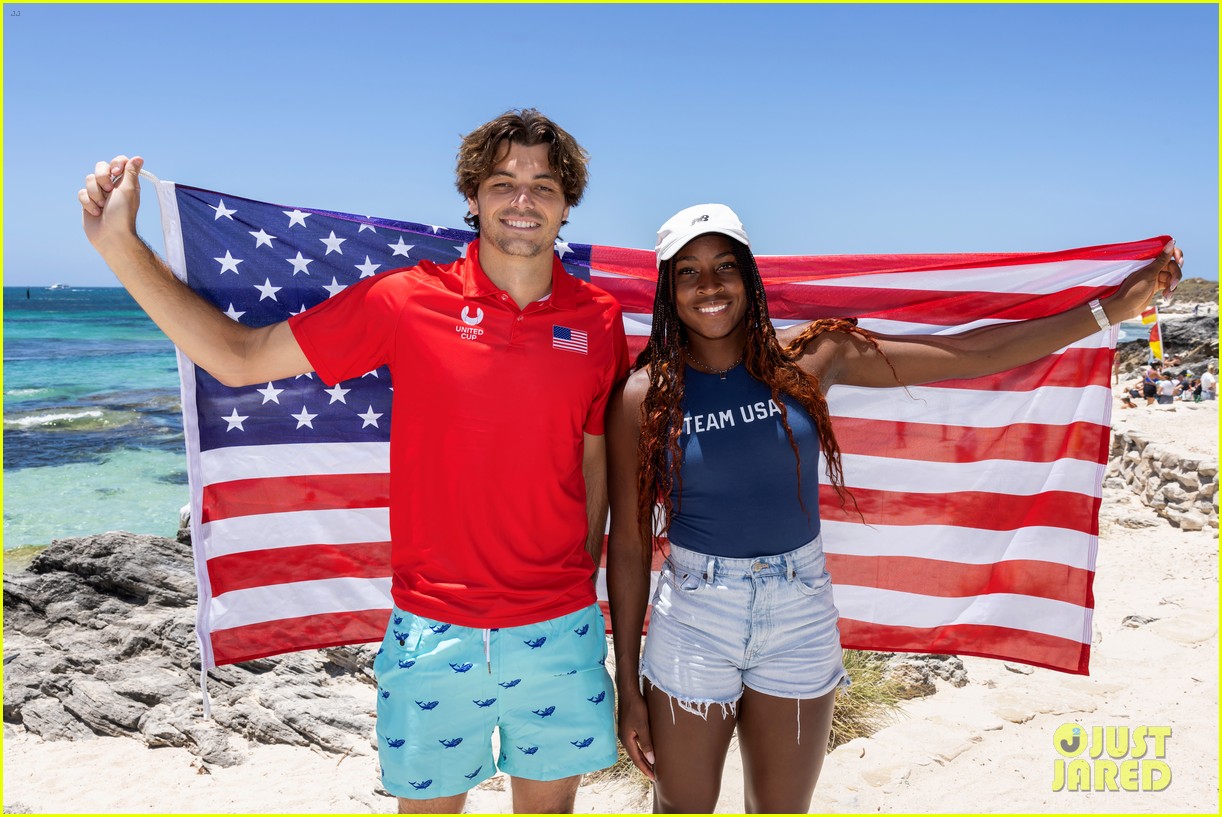 Coco Gauff & Taylor Fritz Hit the Beach in Perth Ahead of United Cup ...