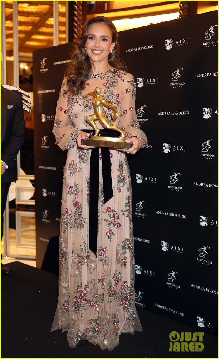 Jessica Alba Goes Sheer at the Discobolo Award 2024 With 'Maserati: The ...