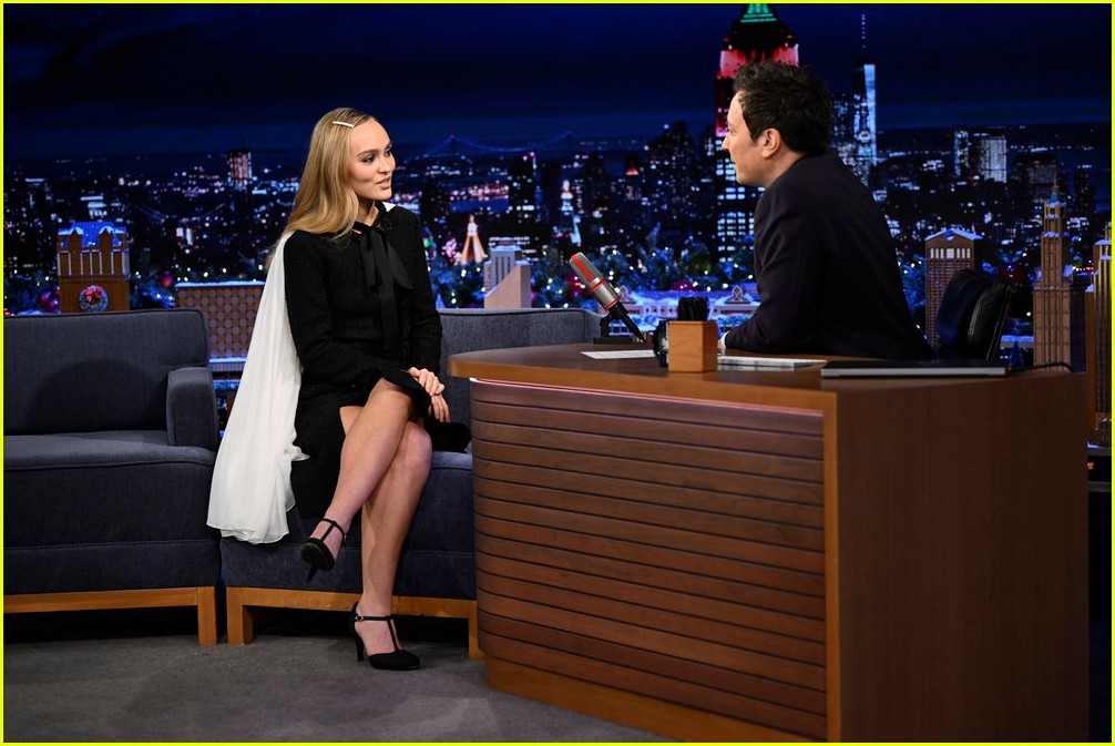 Photo: lily rose depp on fallon 02 | Photo 5108341 | Just Jared ...