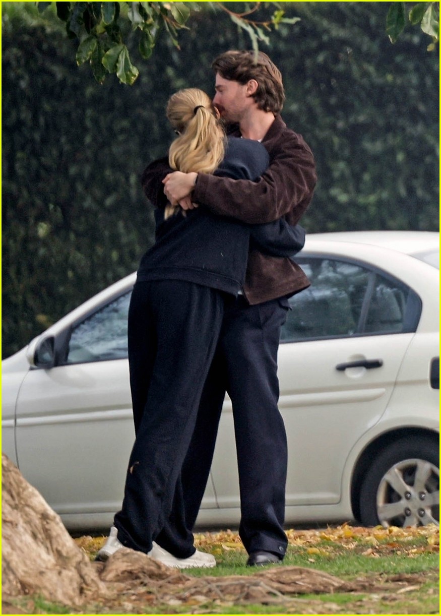 Patrick Schwarzenegger & Fiancee Abby Champion Put on Cute PDA During Park Outing, One Year ...