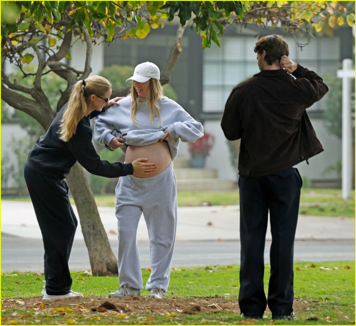 Patrick Schwarzenegger & Fiancee Abby Champion Put on Cute PDA During Park Outing, One Year ...