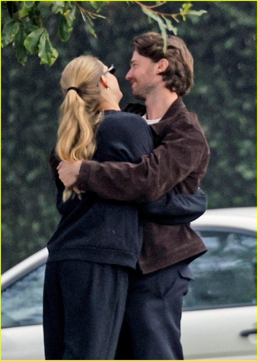 Patrick Schwarzenegger & Fiancee Abby Champion Put on Cute PDA During ...
