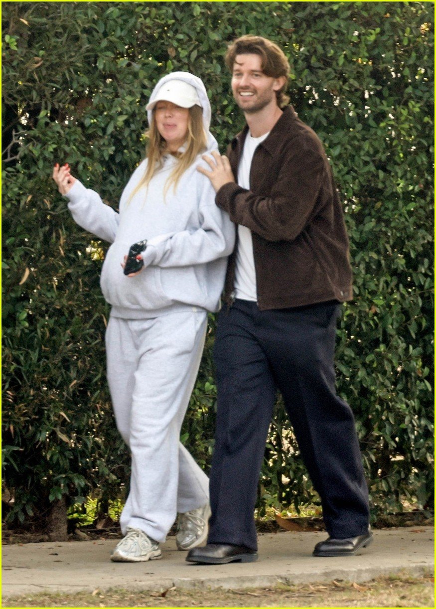 Patrick Schwarzenegger & Fiancee Abby Champion Put on Cute PDA During ...