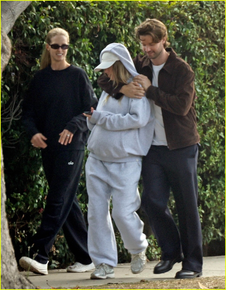 Patrick Schwarzenegger & Fiancee Abby Champion Put on Cute PDA During ...