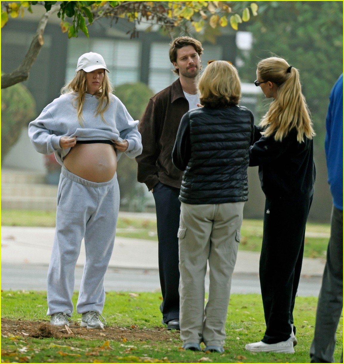 Patrick Schwarzenegger & Fiancee Abby Champion Put on Cute PDA During ...