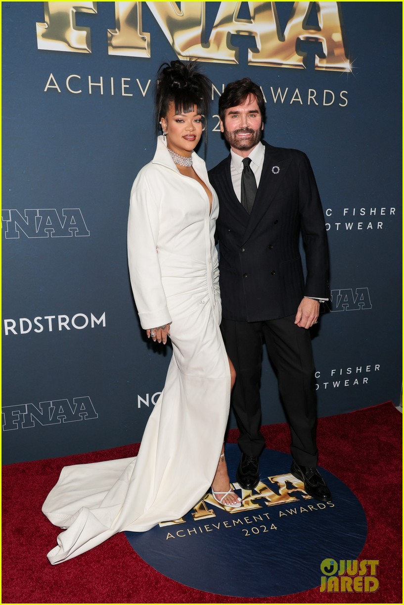 Rihanna is Vision in White at Footwear News Achievement Awards 2024 ...