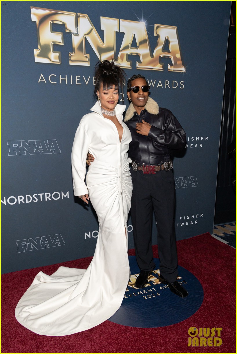 Rihanna is Vision in White at Footwear News Achievement Awards 2024 ...