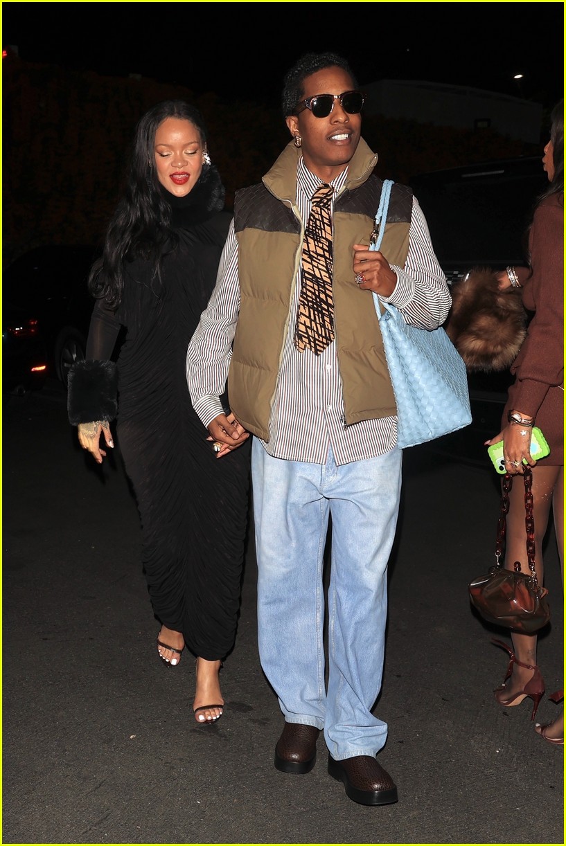 Rihanna & A$AP Rocky Hold Hands During Their Monday Date Night in L.A ...