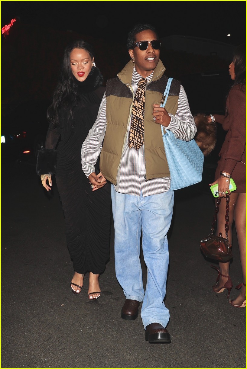 Rihanna & A$AP Rocky Hold Hands During Their Monday Date Night in L.A ...
