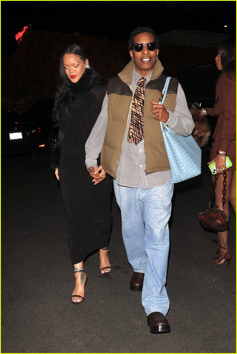 Rihanna & A$AP Rocky Hold Hands During Their Monday Date Night in L.A ...