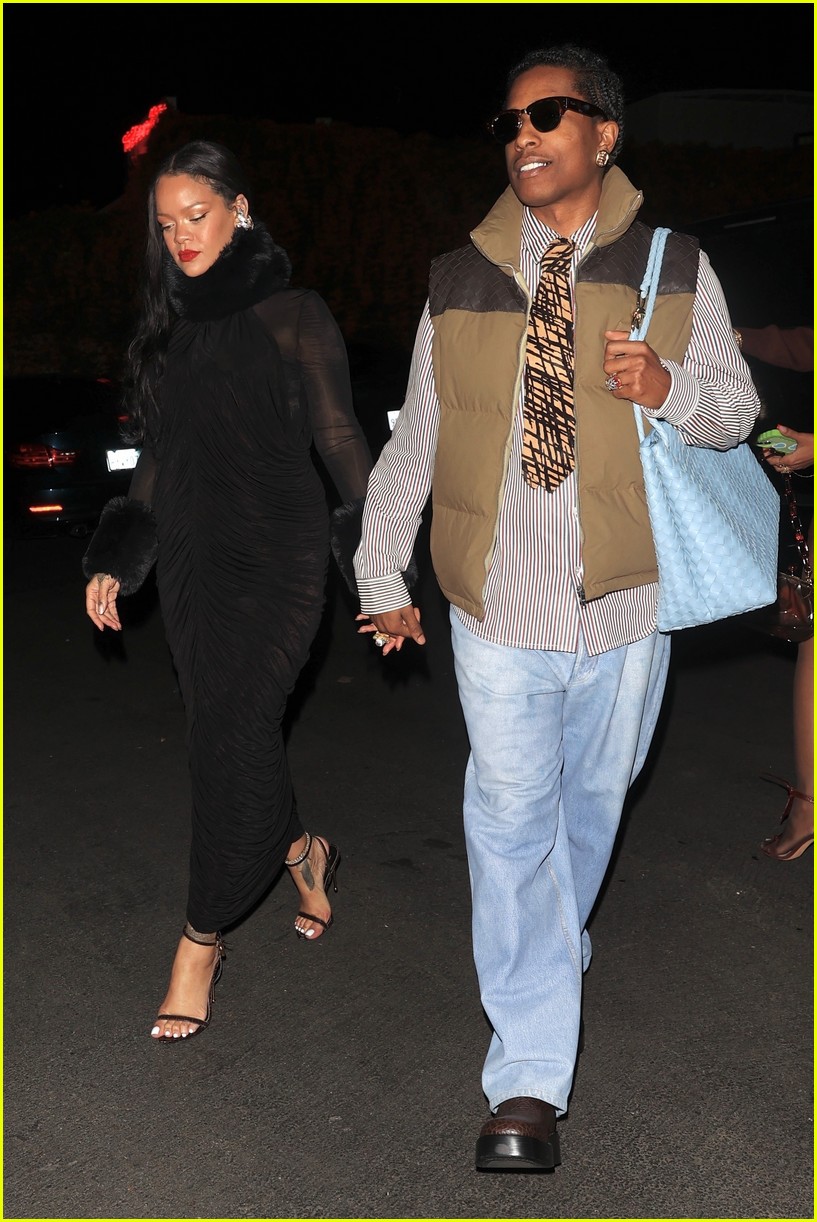Rihanna & A$AP Rocky Hold Hands During Their Monday Date Night in L.A ...