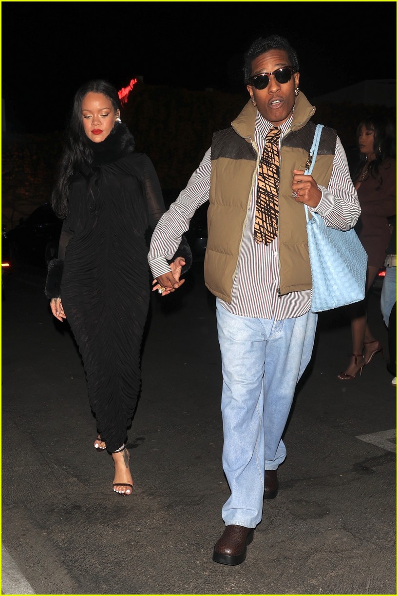 Rihanna & A$AP Rocky Hold Hands During Their Monday Date Night in L.A ...