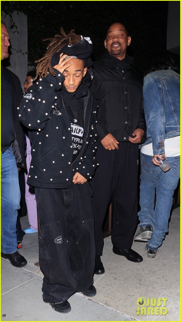 Will Smith Enjoys a Rare Father-Son Night Out With Jaden in West ...