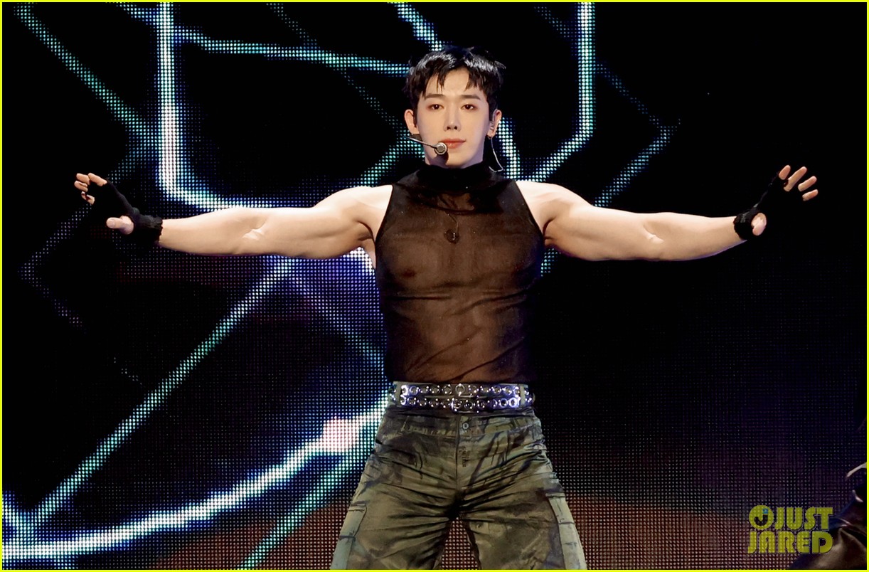 K-Pop Star Wonho Bares Muscles in Sheer Tank at Jingle Ball Tour's ...