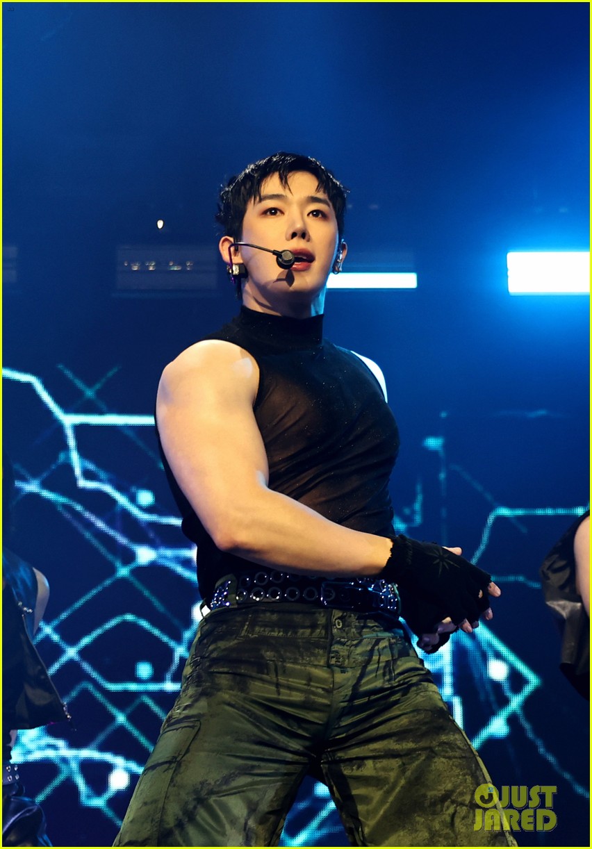 K-Pop Star Wonho Bares Muscles in Sheer Tank at Jingle Ball Tour's ...