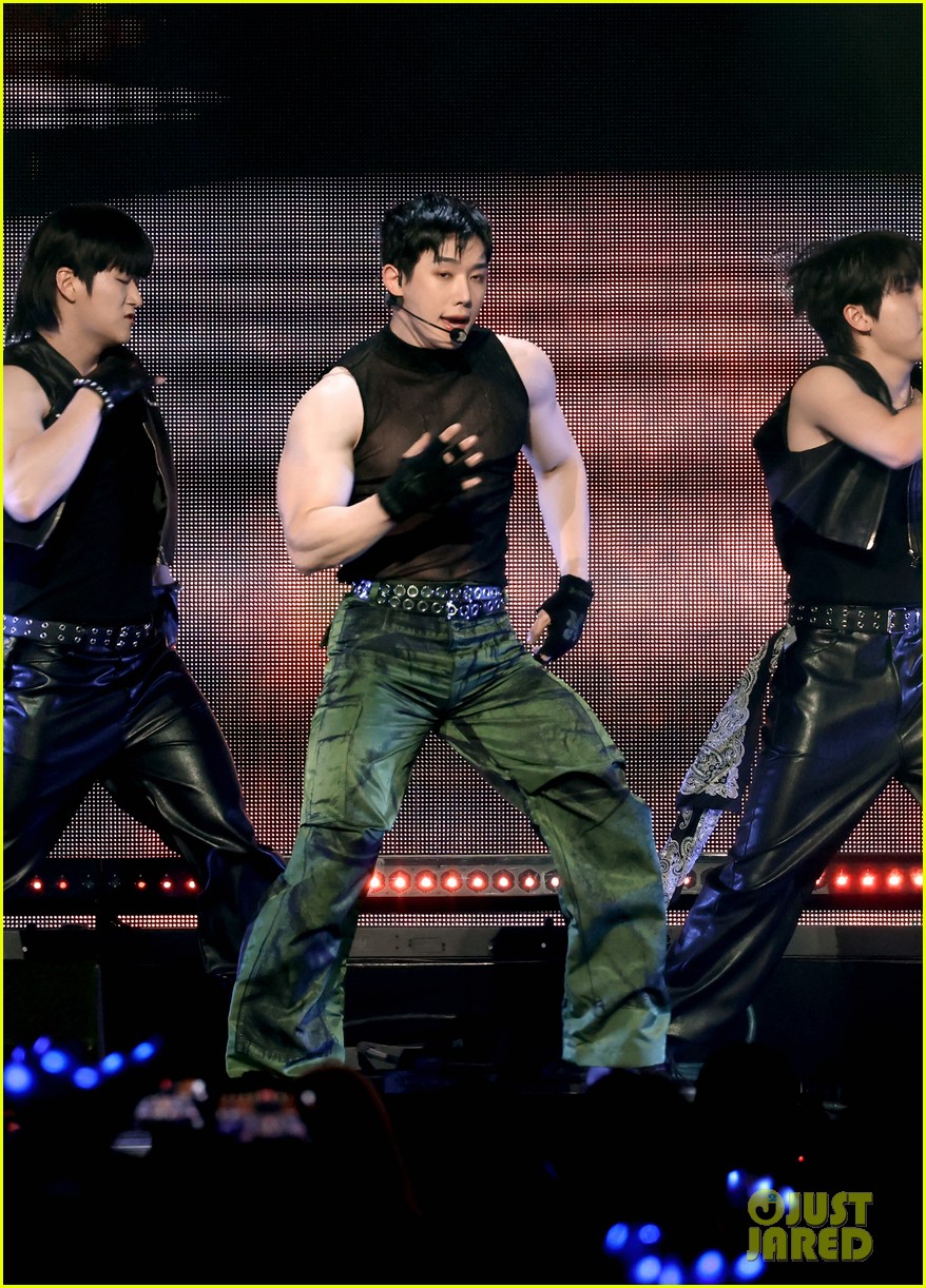 K-Pop Star Wonho Bares Muscles in Sheer Tank at Jingle Ball Tour's ...