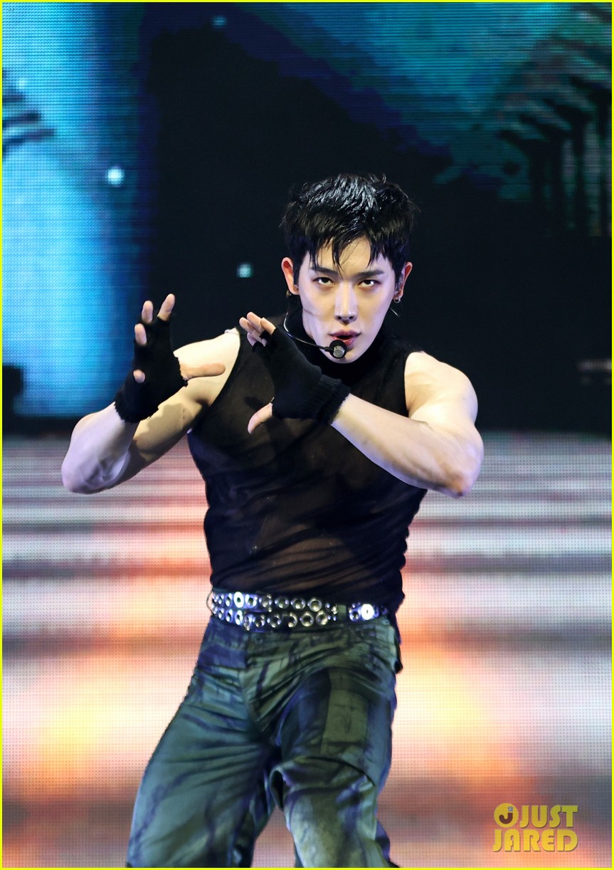 K-Pop Star Wonho Bares Muscles in Sheer Tank at Jingle Ball Tour's ...