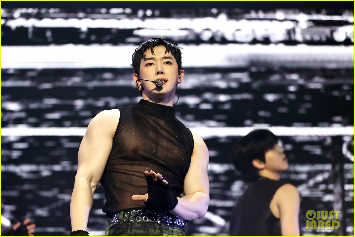 K-Pop Star Wonho Bares Muscles in Sheer Tank at Jingle Ball Tour's ...