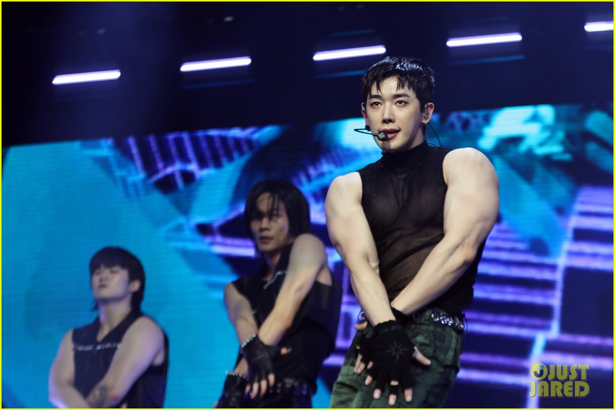 K-Pop Star Wonho Bares Muscles in Sheer Tank at Jingle Ball Tour's ...