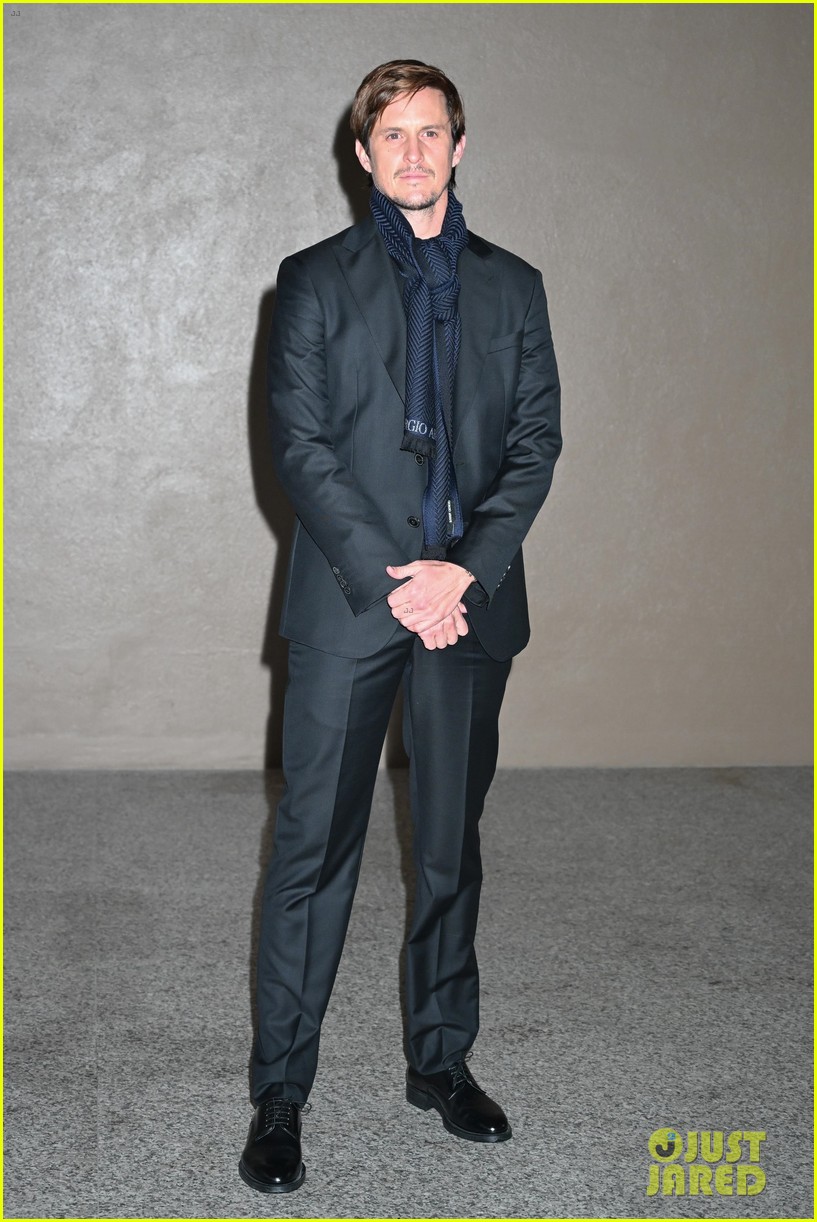 'The Brutalist' Costars Adrien Brody & Joe Alwyn Attend Giorgio Armani Show During Milan Fashion ...