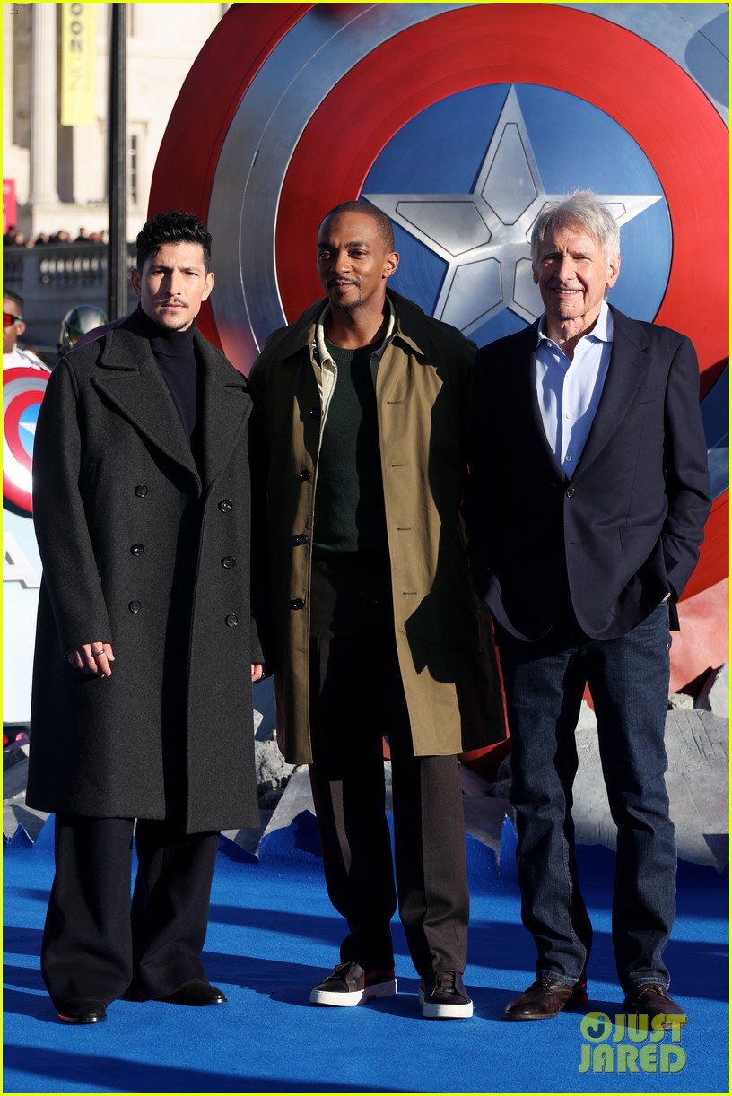 Anthony Mackie, Harrison Ford & Danny Ramirez Unite on 'Captain America ...