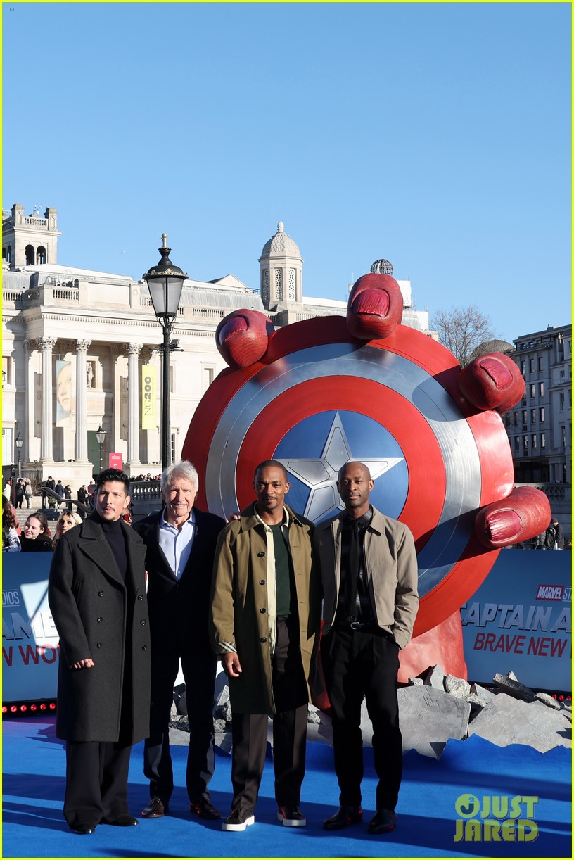 Anthony Mackie, Harrison Ford & Danny Ramirez Unite on 'Captain America ...