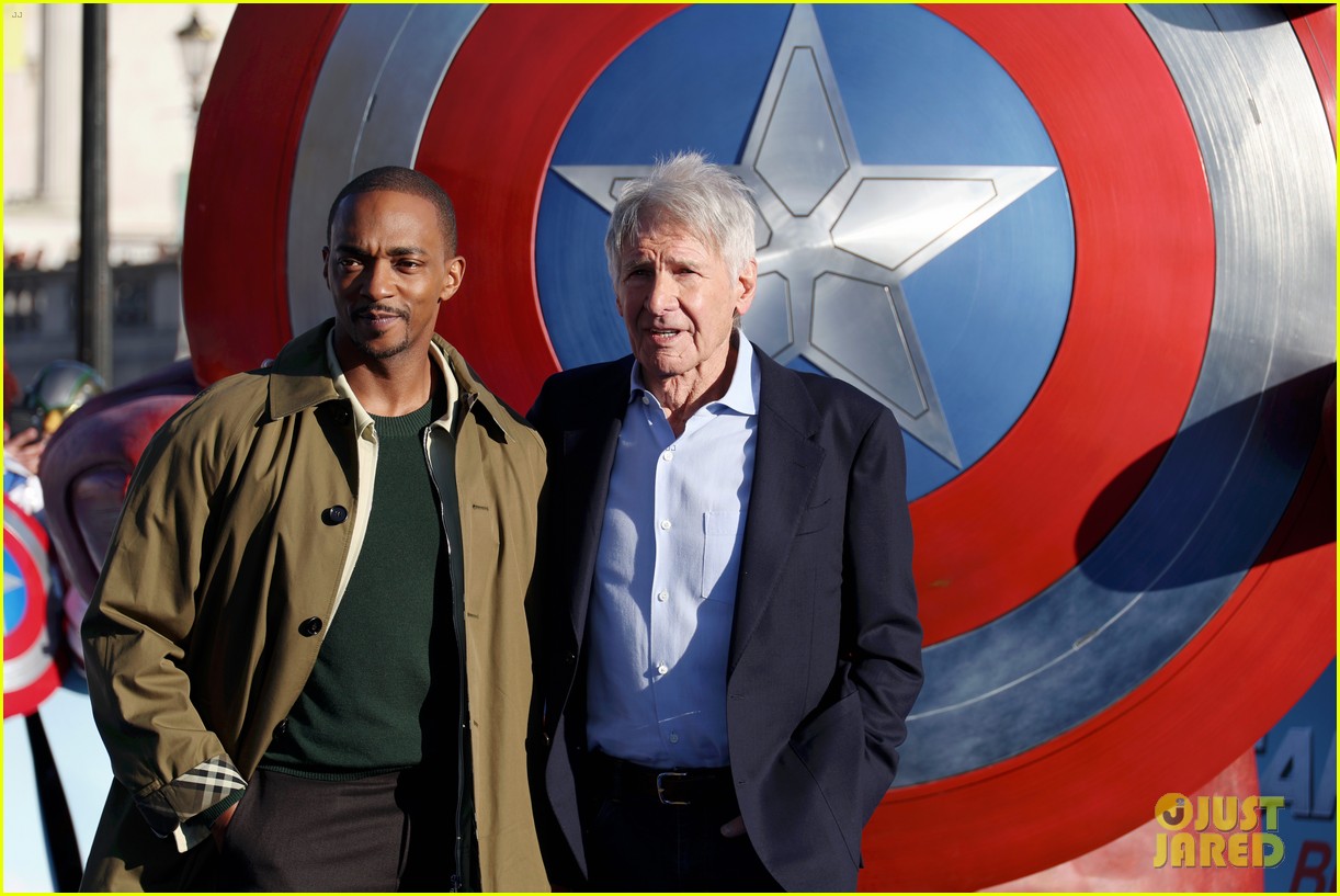 Anthony Mackie, Harrison Ford & Danny Ramirez Unite on 'Captain America ...