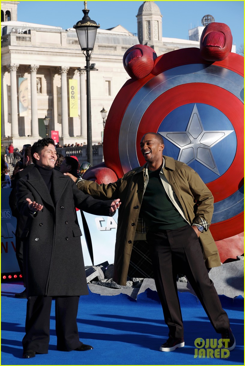 Anthony Mackie, Harrison Ford & Danny Ramirez Unite on 'Captain America ...