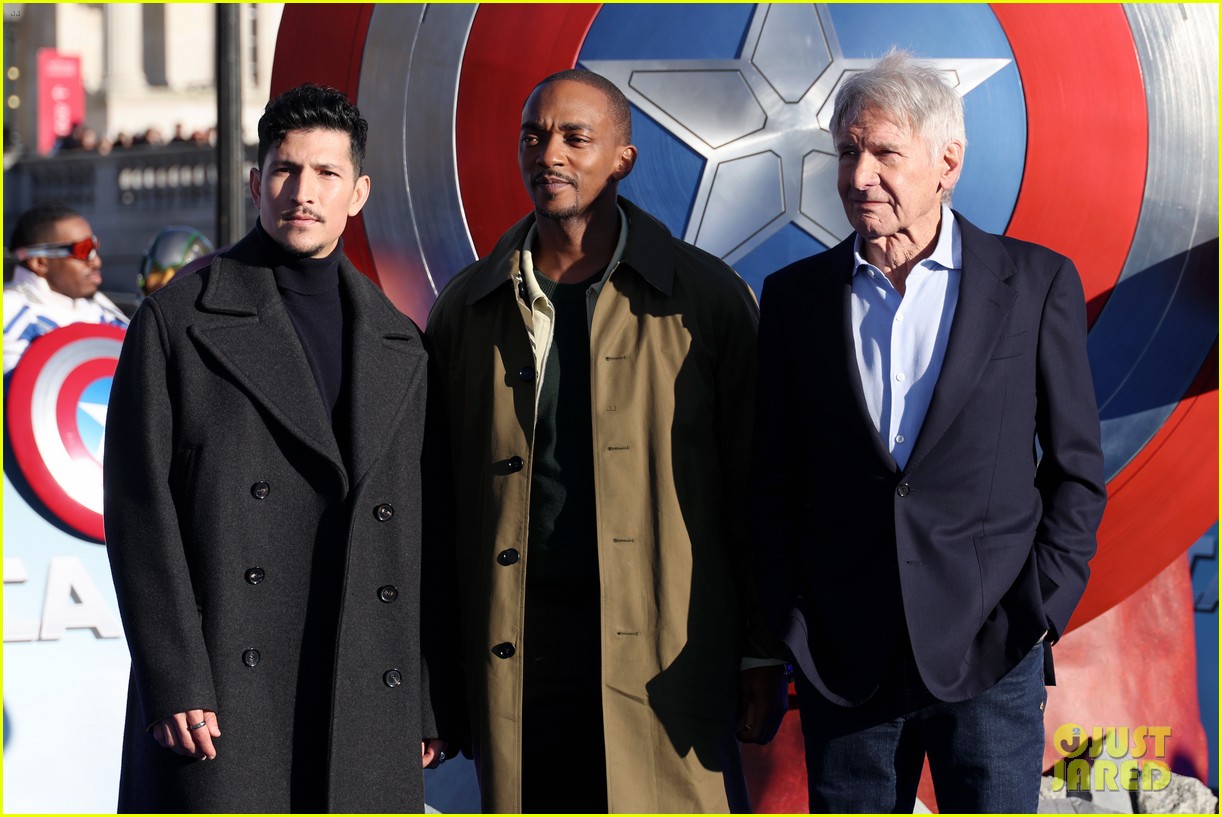 Anthony Mackie, Harrison Ford & Danny Ramirez Unite on 'Captain America ...