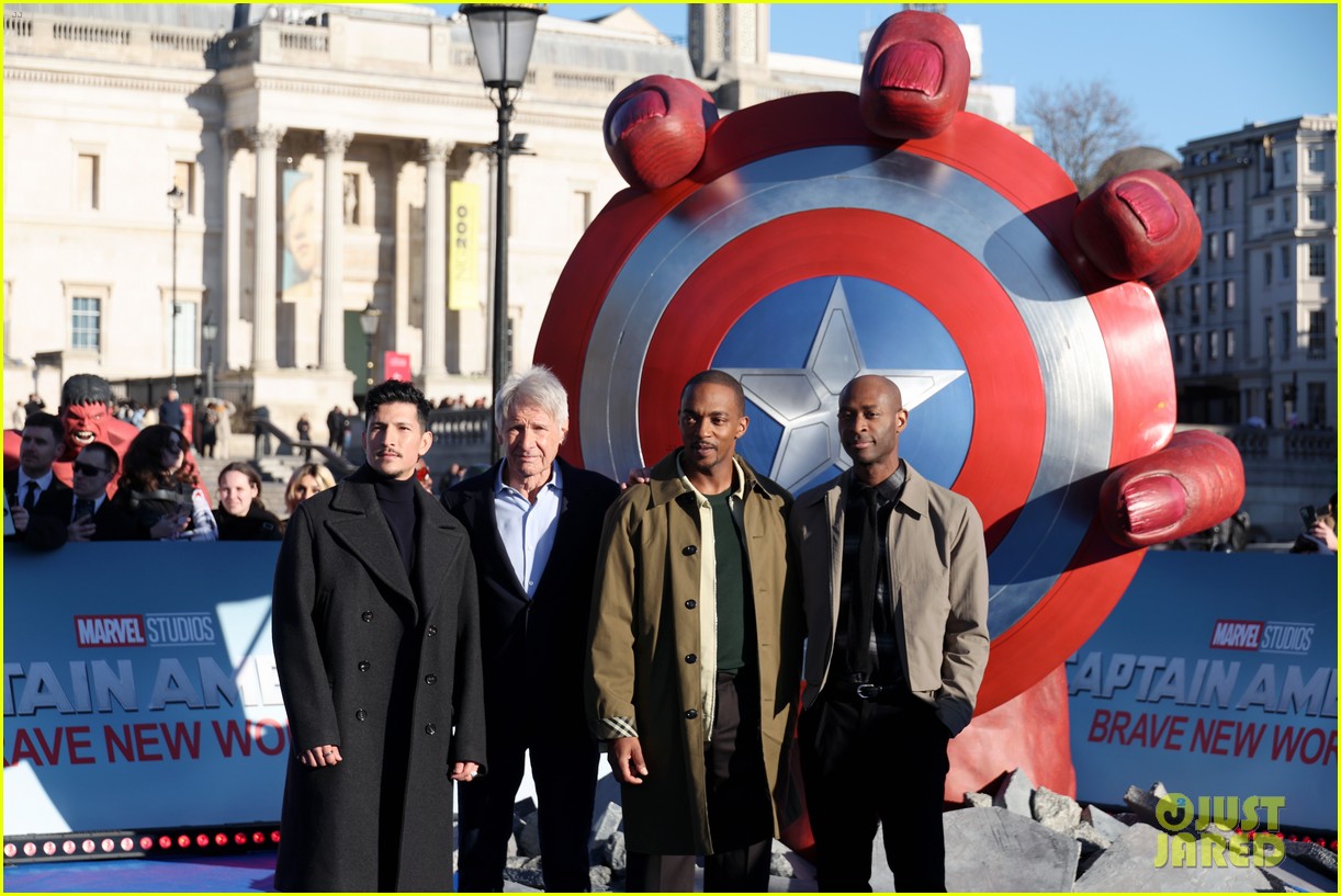 Anthony Mackie, Harrison Ford & Danny Ramirez Unite on 'Captain America ...