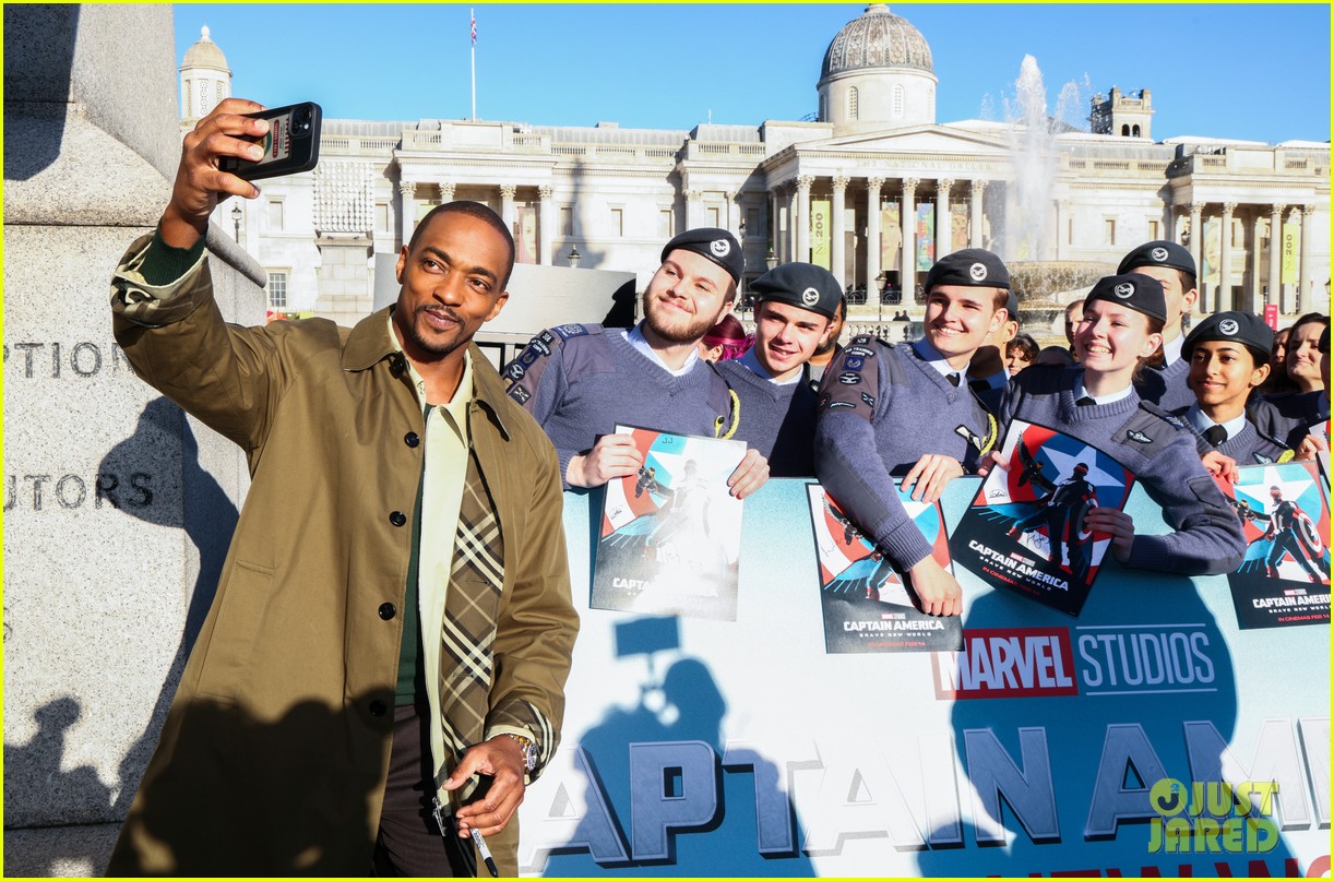 Anthony Mackie, Harrison Ford & Danny Ramirez Unite on 'Captain America ...