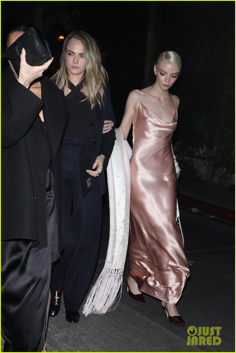 Zoe Kravitz, Cara Delevingne, & Anya Taylor-Joy Hit Up Golden Globes After-Parties Together ...