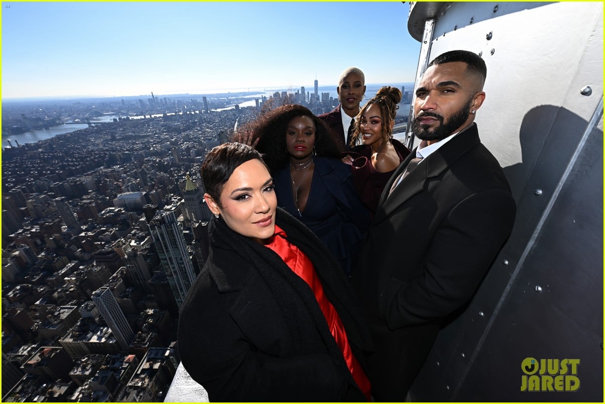 Meagan Good, Grace Byers & More 'Harlem' Stars Hit Up Empire State ...