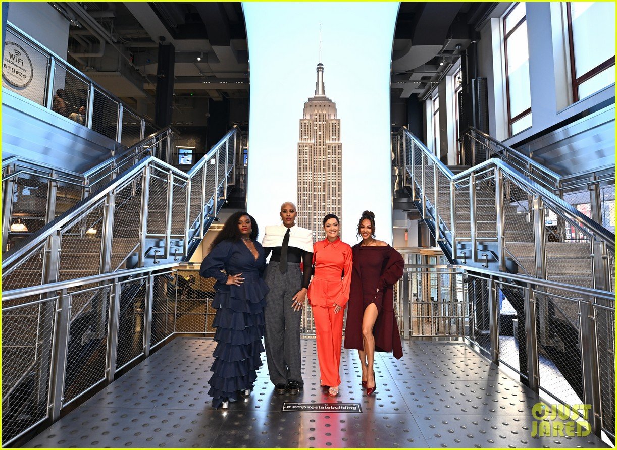 Meagan Good, Grace Byers & More 'Harlem' Stars Hit Up Empire State ...