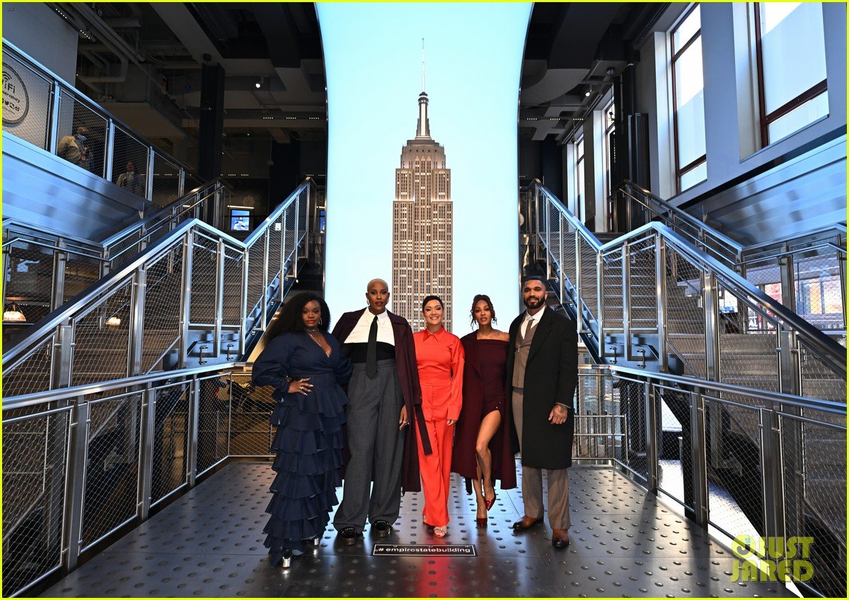 Meagan Good, Grace Byers & More 'Harlem' Stars Hit Up Empire State ...